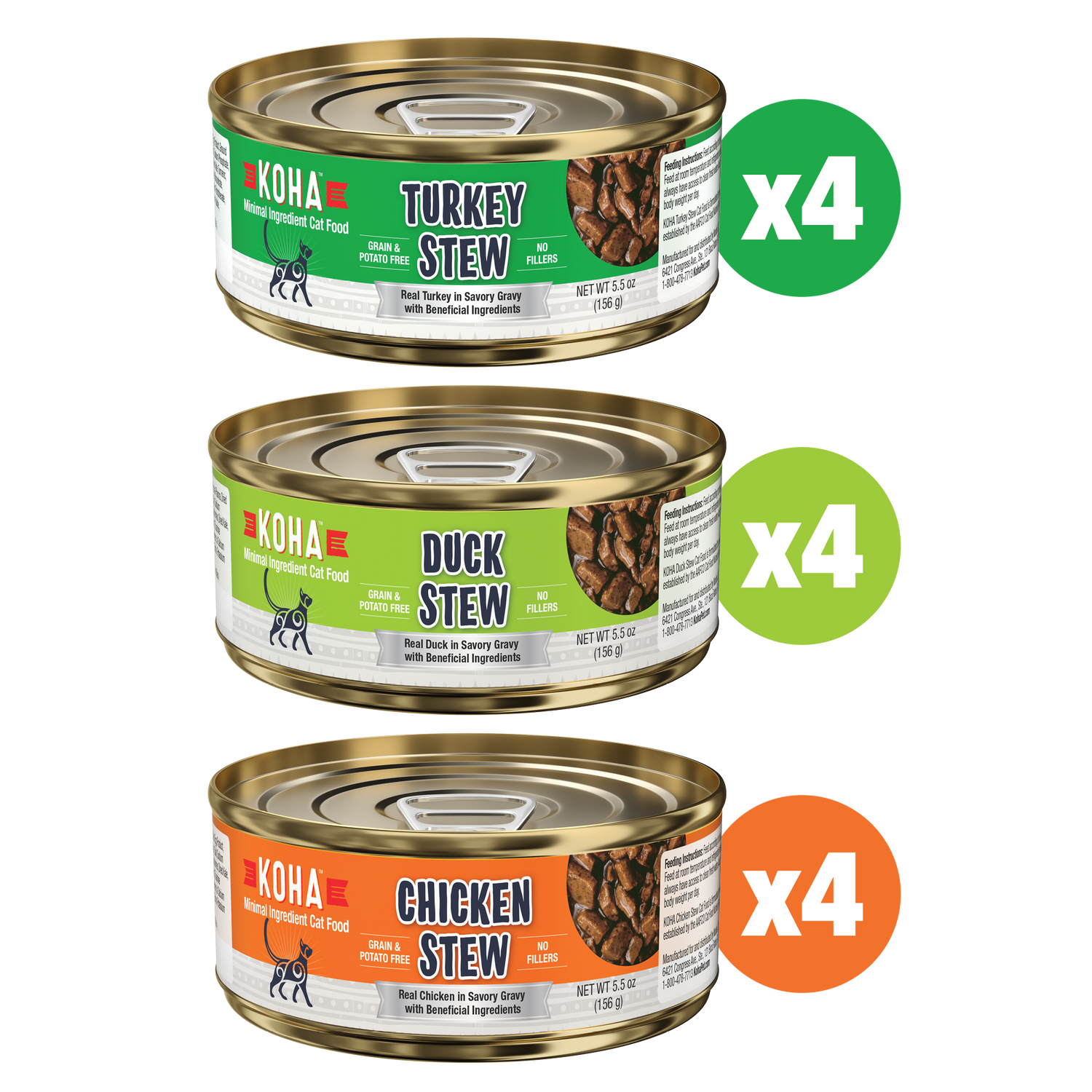 Minimal Ingredient Duck Stew for Cats – KOHA Pet