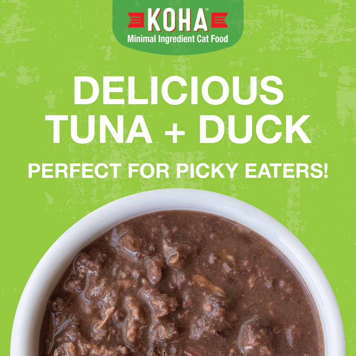 Poké Bowl Tuna Duck Entrée: Cat Food in Gravy – KOHA Pet