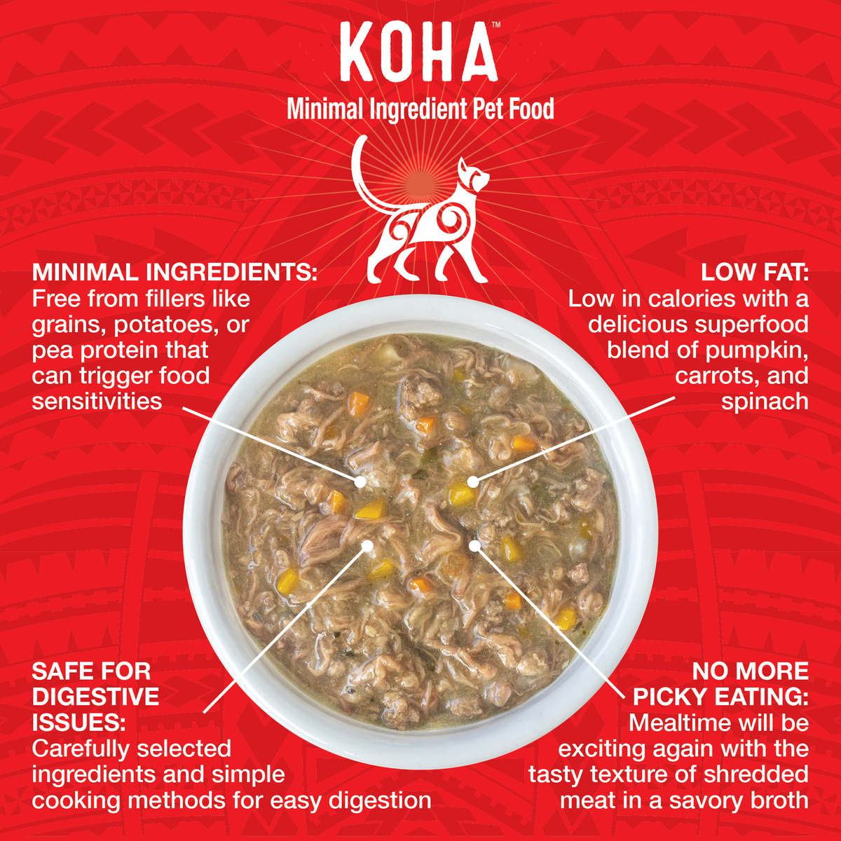 Pure Shreds Shredded Beef Entrée for Cats – KOHA Pet