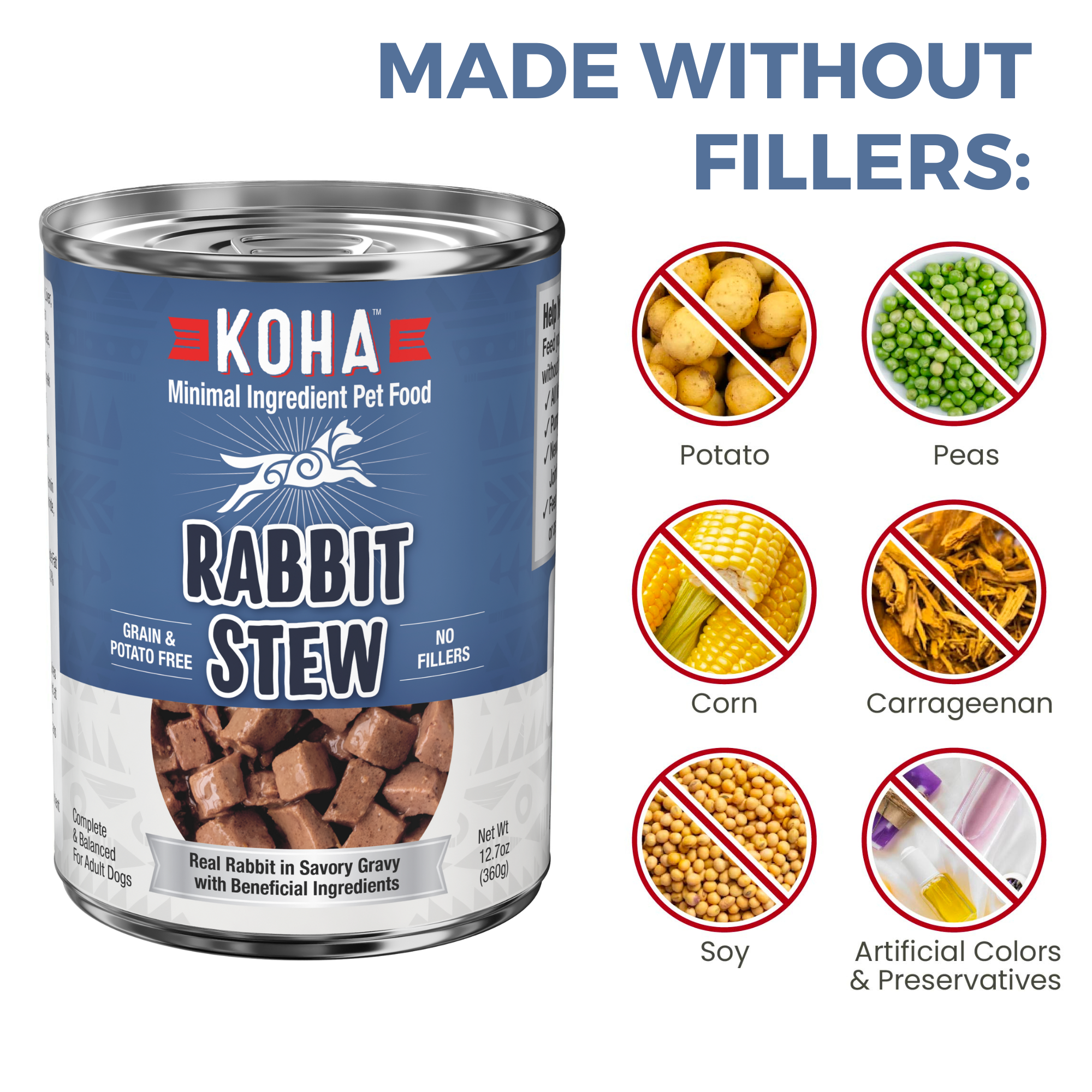 Minimal Ingredient Rabbit Stew for Dogs – KOHA Pet