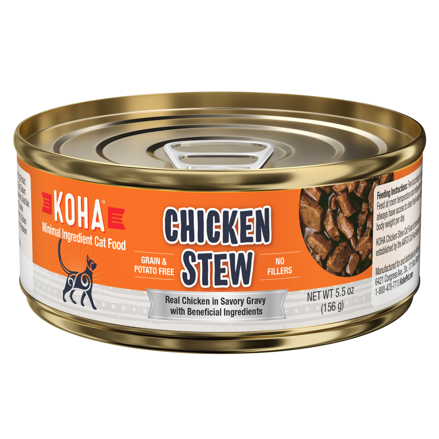 Minimal Ingredient Duck Stew for Cats – KOHA Pet