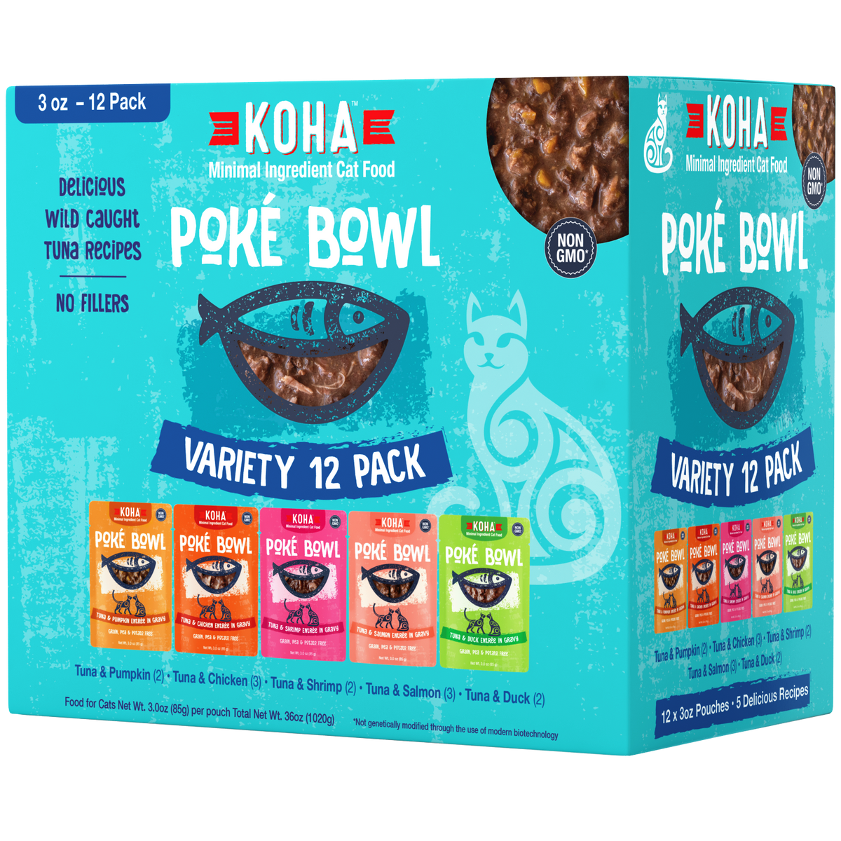 Poké Bowl Variety 12 Pack for Cats – KOHA Pet