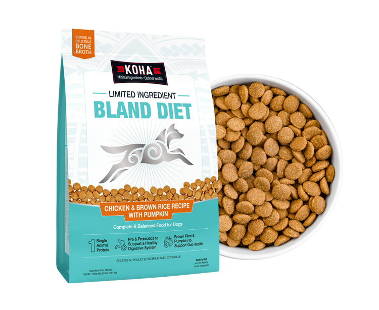 Bland Diet Limited Ingredient Dry Food for Dogs – KOHA Pet