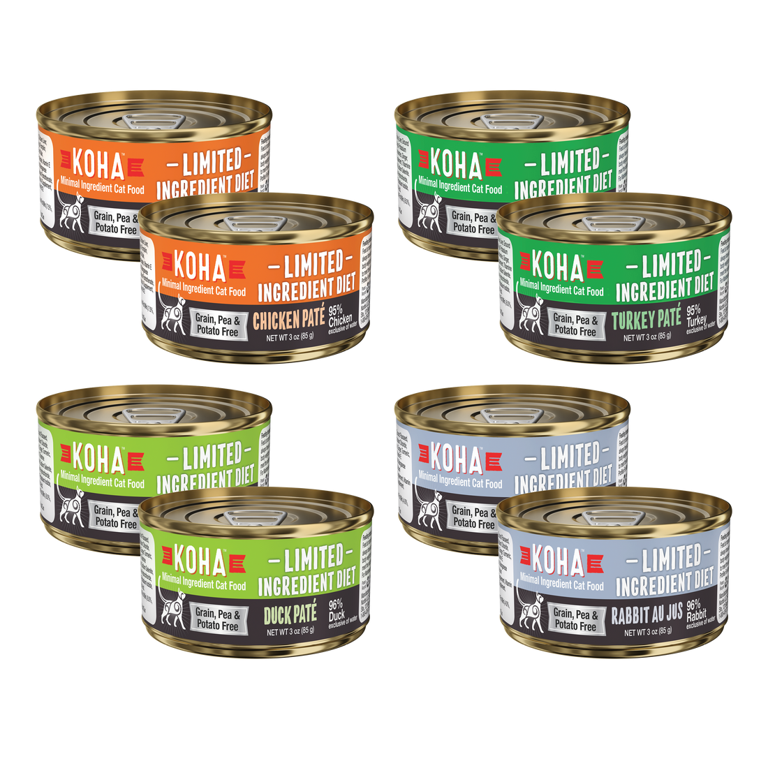 Limited Ingredient Diet Rabbit Au Jus Paté for Cats | KOHA Pet