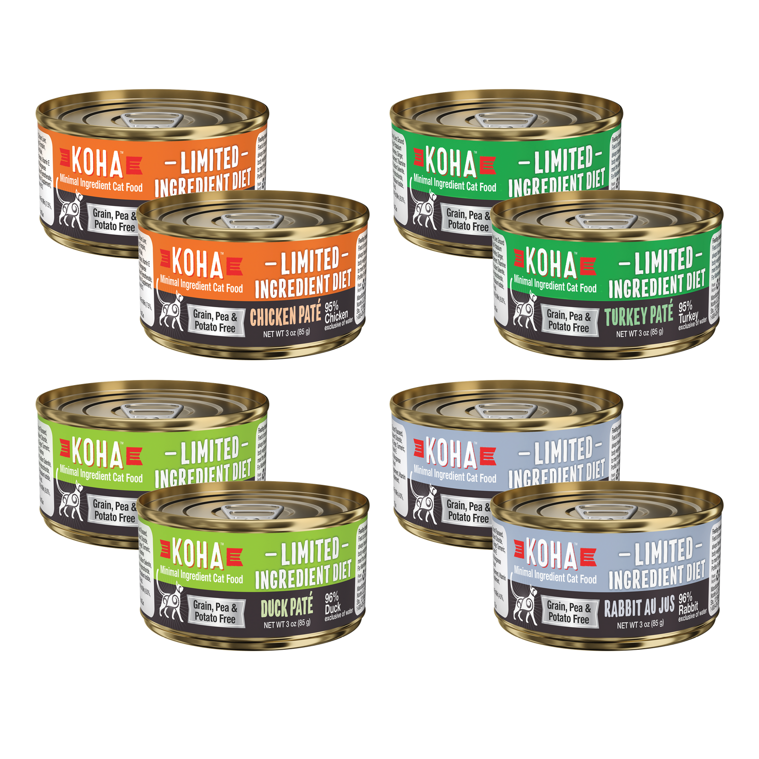Limited Ingredient Diet Rabbit Au Jus Paté for Cats | KOHA Pet
