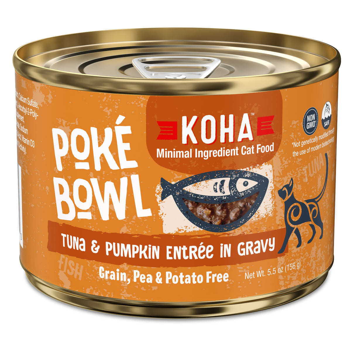 Poké Bowl Tuna & Pumpkin Entrée in Gravy for Cats - Case of 12 (3 oz P ...